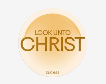 2025 Youth Theme "look Unto Christ" Sticker - Etsy