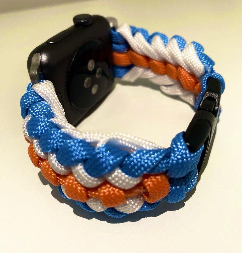 Paracord Watch Band / Strap for Apple Watch watch Not Included Orange ...