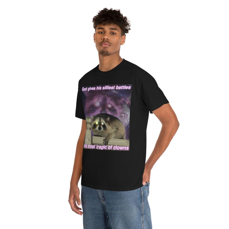 Racoon Shirt, Meme Racoon Shirt god Gives His Silliest Battles to His ...