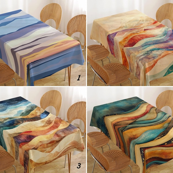 Abstract Tablecloth - Etsy
