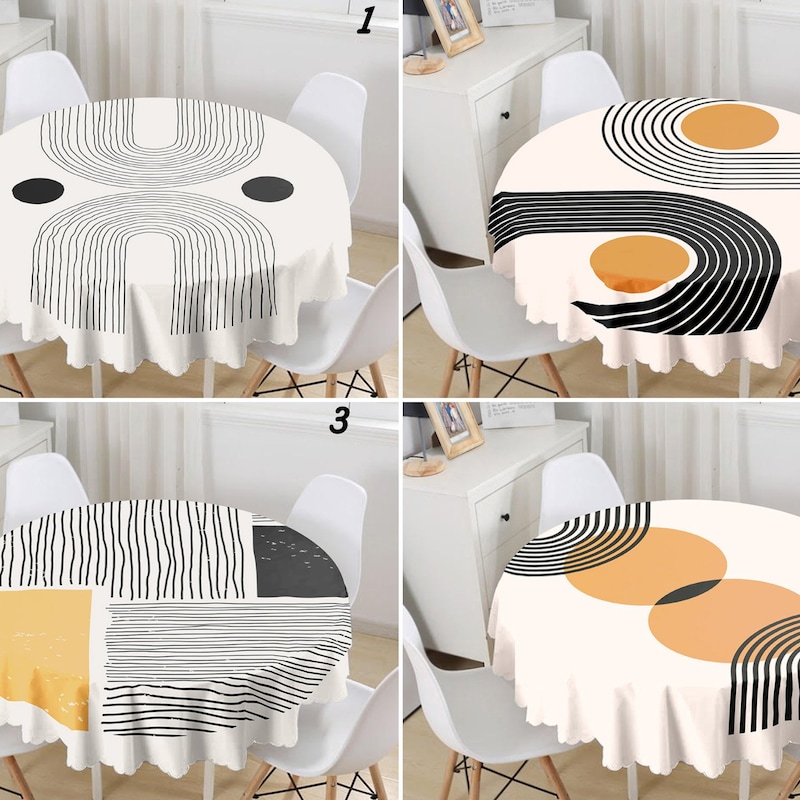 Modern Tablecloth - Etsy