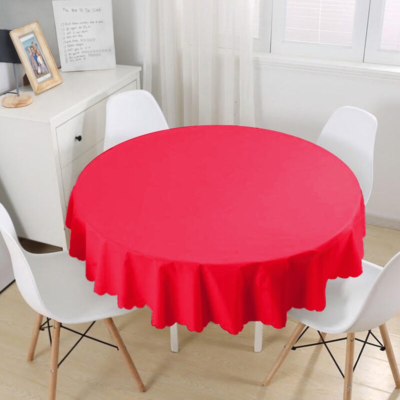 Round Linen Tablecloth - Etsy