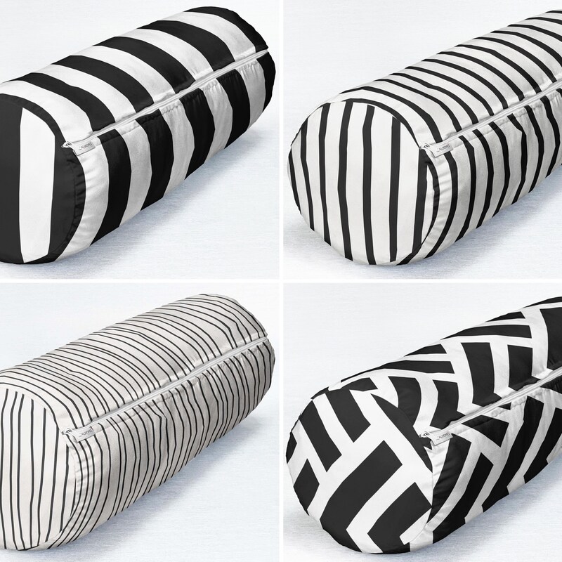 Cylinder Cushion Striped - Etsy