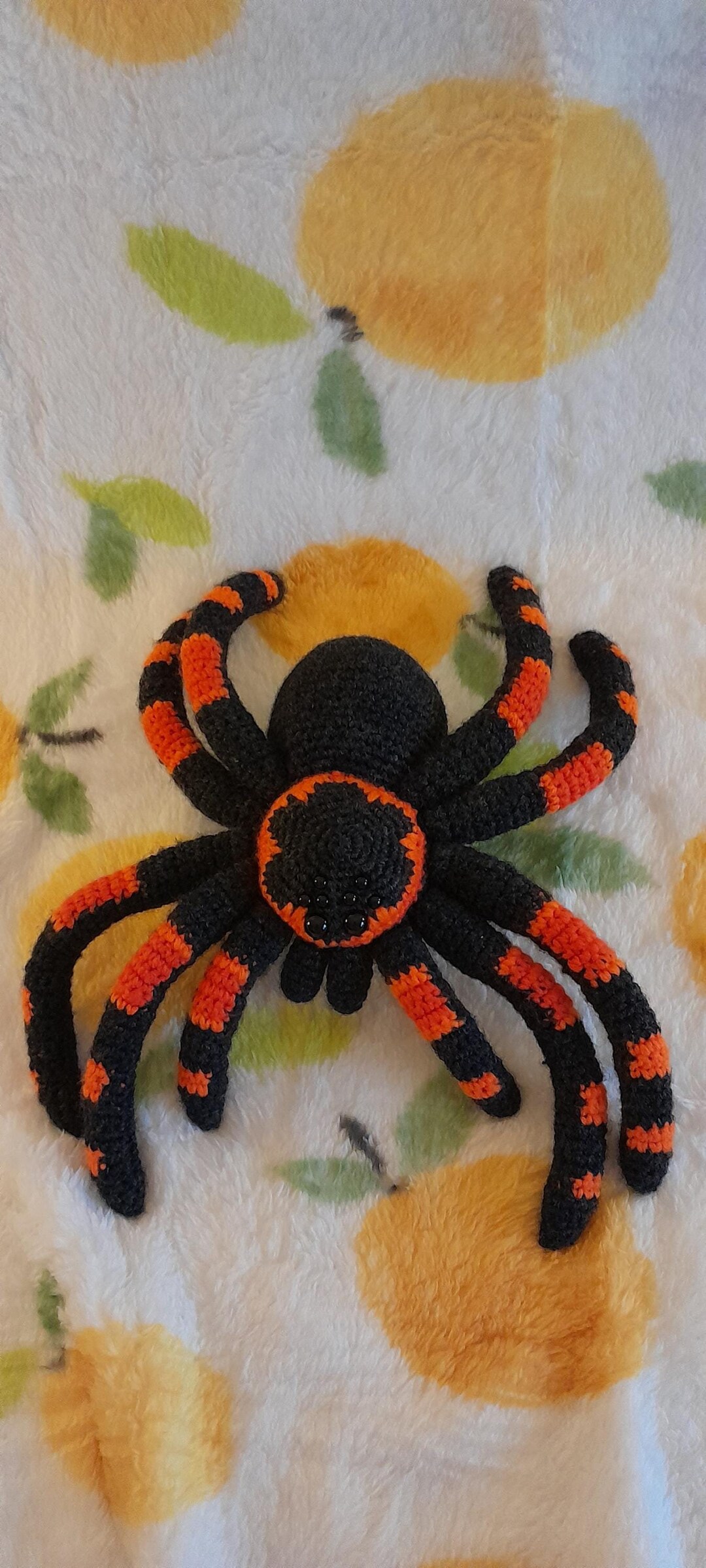 Realistic Crochet Red-knee Tarantula, Spider Stuffed Animal - Etsy