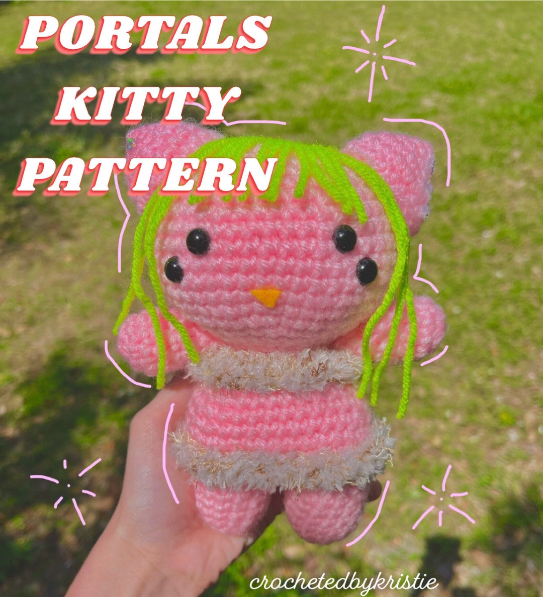 Portals Kitty Pattern - Etsy