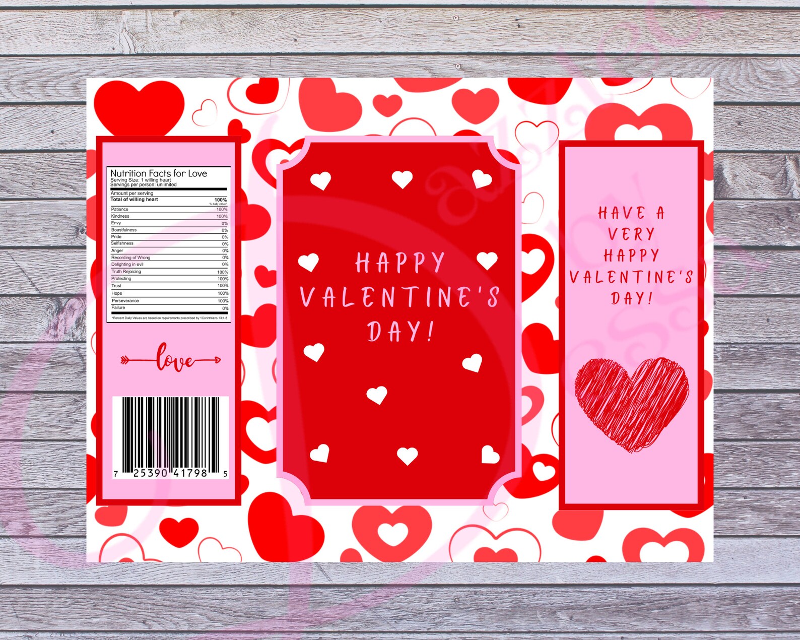 Valentines Day Chip Bag, Valentines Printable, Printable Chip Bags ...