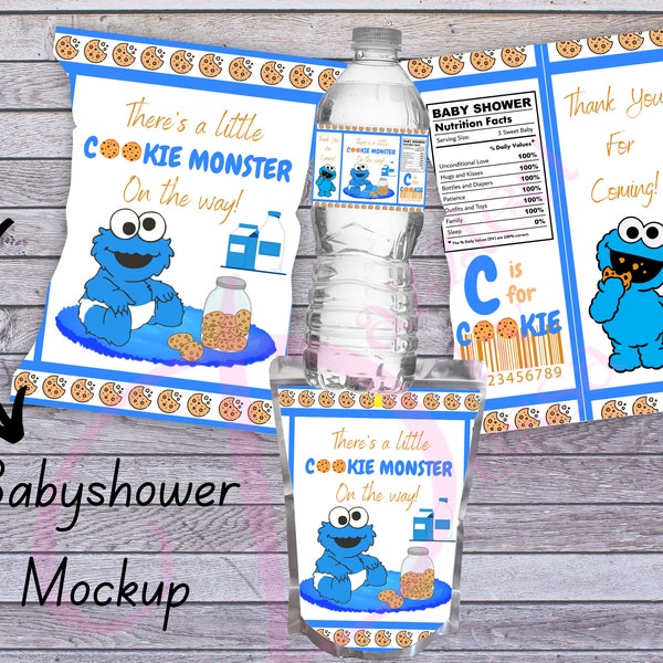 Cookie Monster Label - Etsy