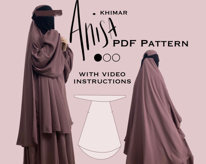 Sewing Patterns Underscarf “amal“ Hijab - Etsy