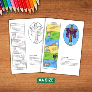 Lent Bible Verse Folding Surprise Craft, Printable Activity for Kids ...