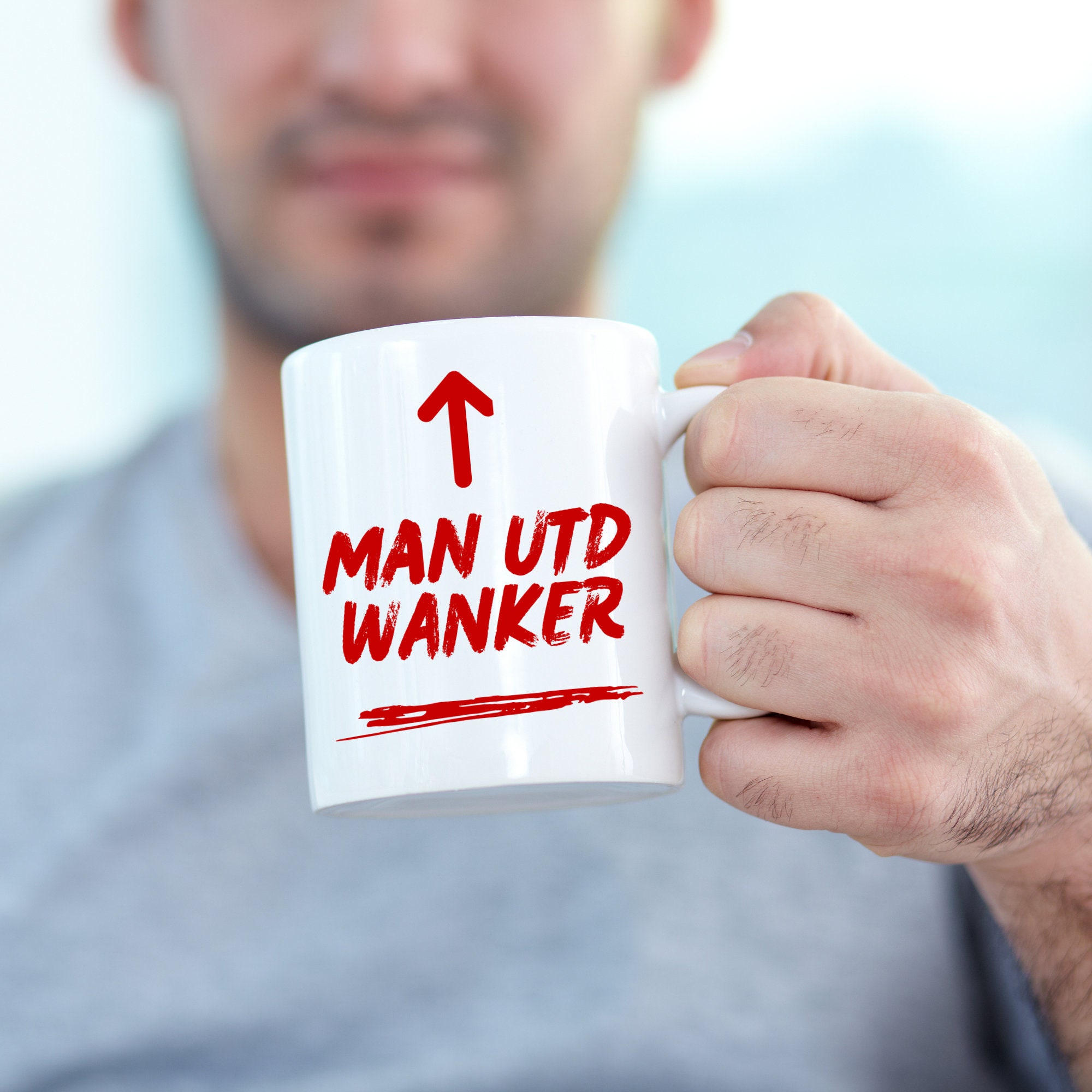 Manchester United Coffee Mug - Wanker Man Utd Gifts for Men! - Etsy