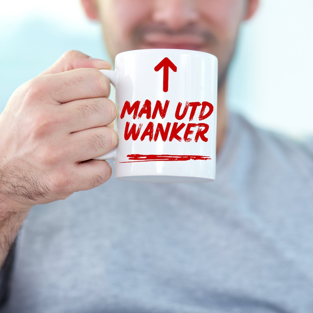 Manchester United Coffee Mug Wanker Man Utd Gifts for Men - Etsy