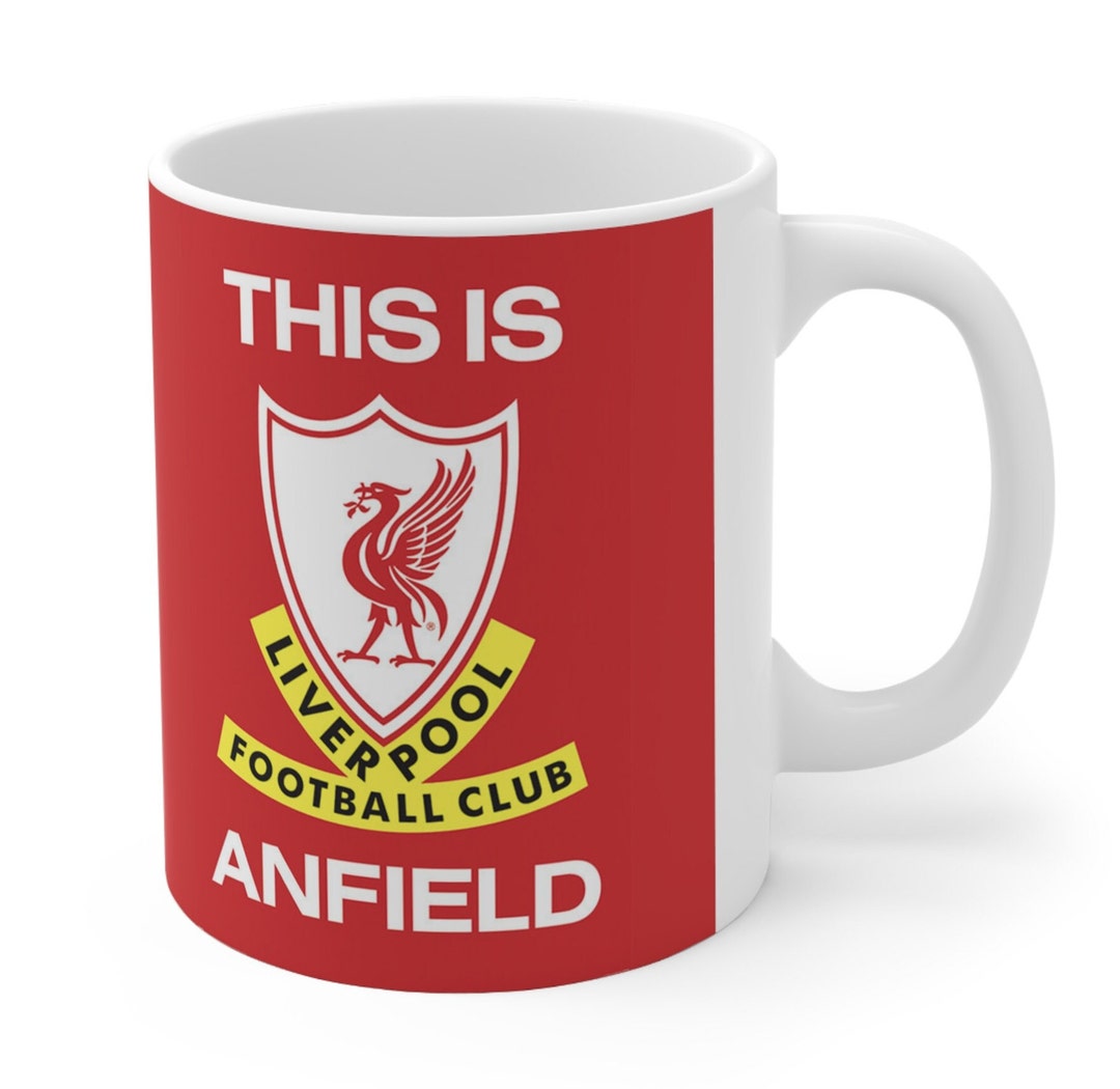Liverpool FC Mug - 'this is Anfield' Red 11oz Ceramic Mug - Perfect ...