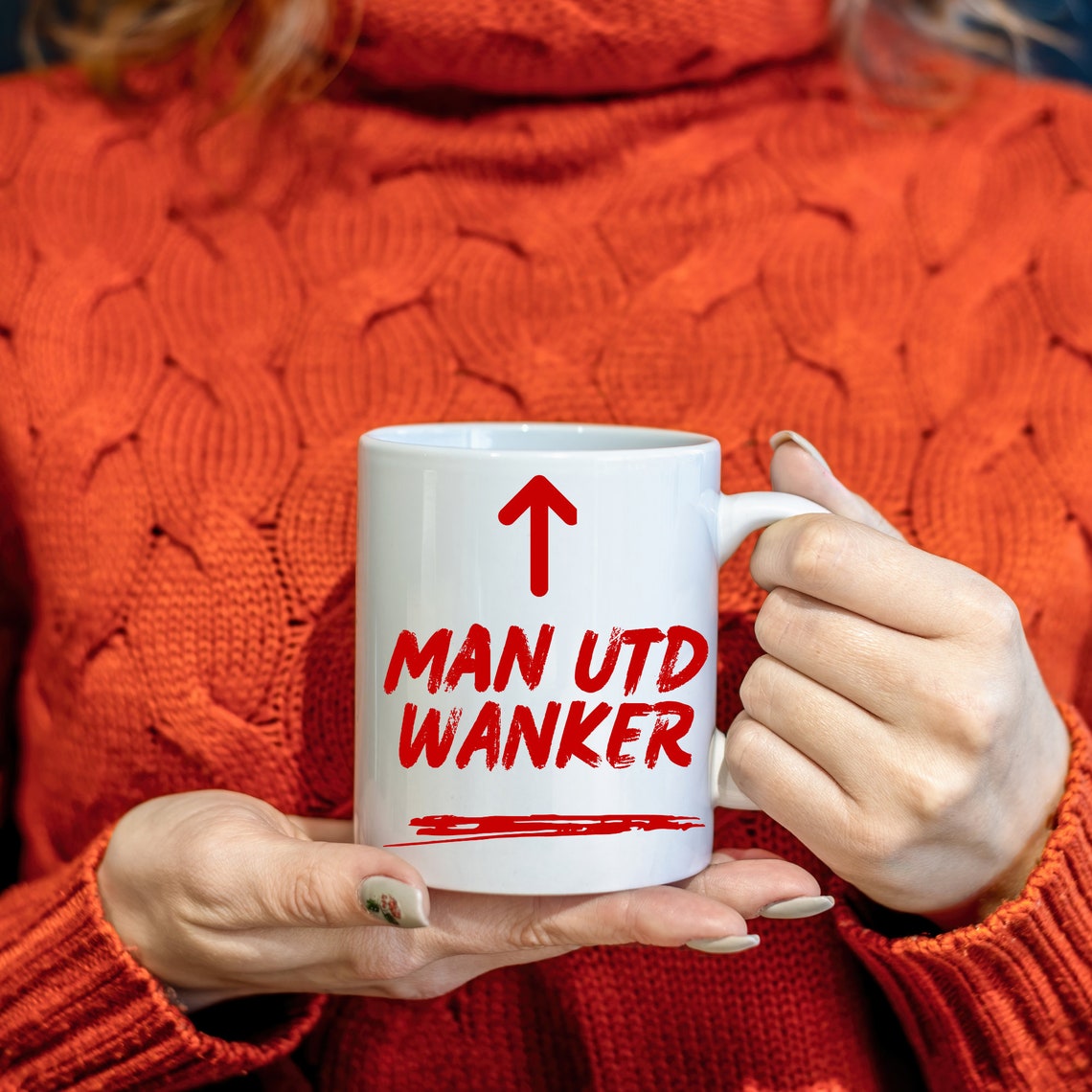 Manchester United Coffee Mug Wanker Man Utd Gifts for Men - Etsy