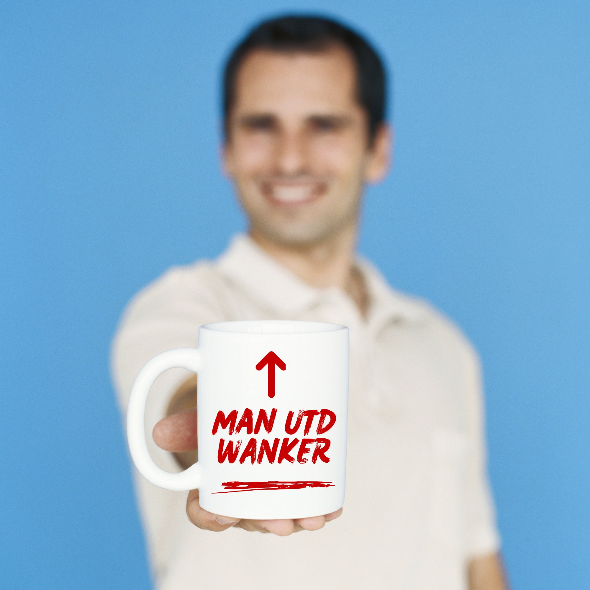 Manchester United Coffee Mug - Wanker Man Utd Gifts for Men! - Etsy