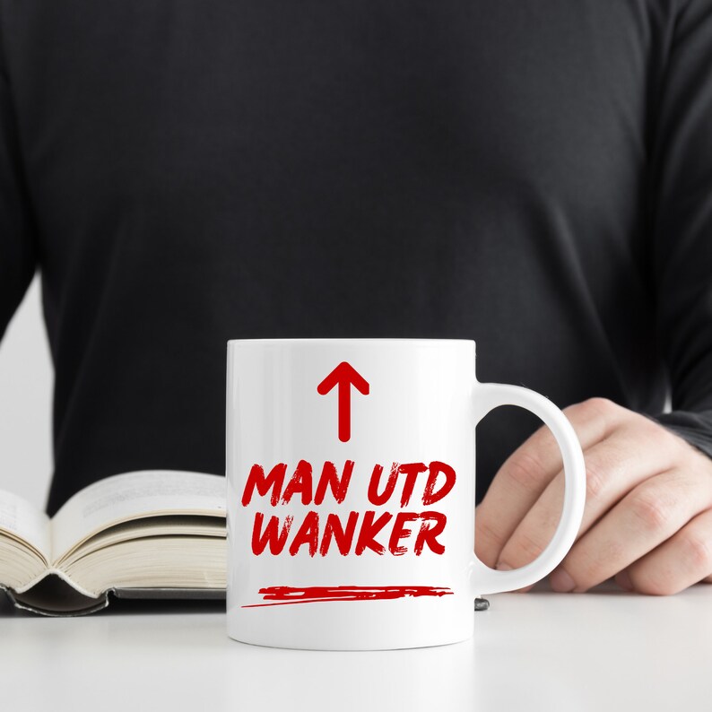 Manchester United Coffee Mug - Wanker Man Utd Gifts for Men! - Etsy