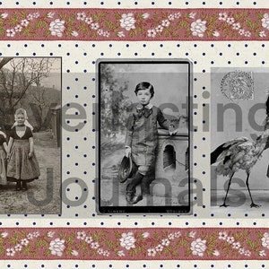 Set 11 - Ephemera Pictures Printables Set 1, Digitaal, Junk Journal Kit ...