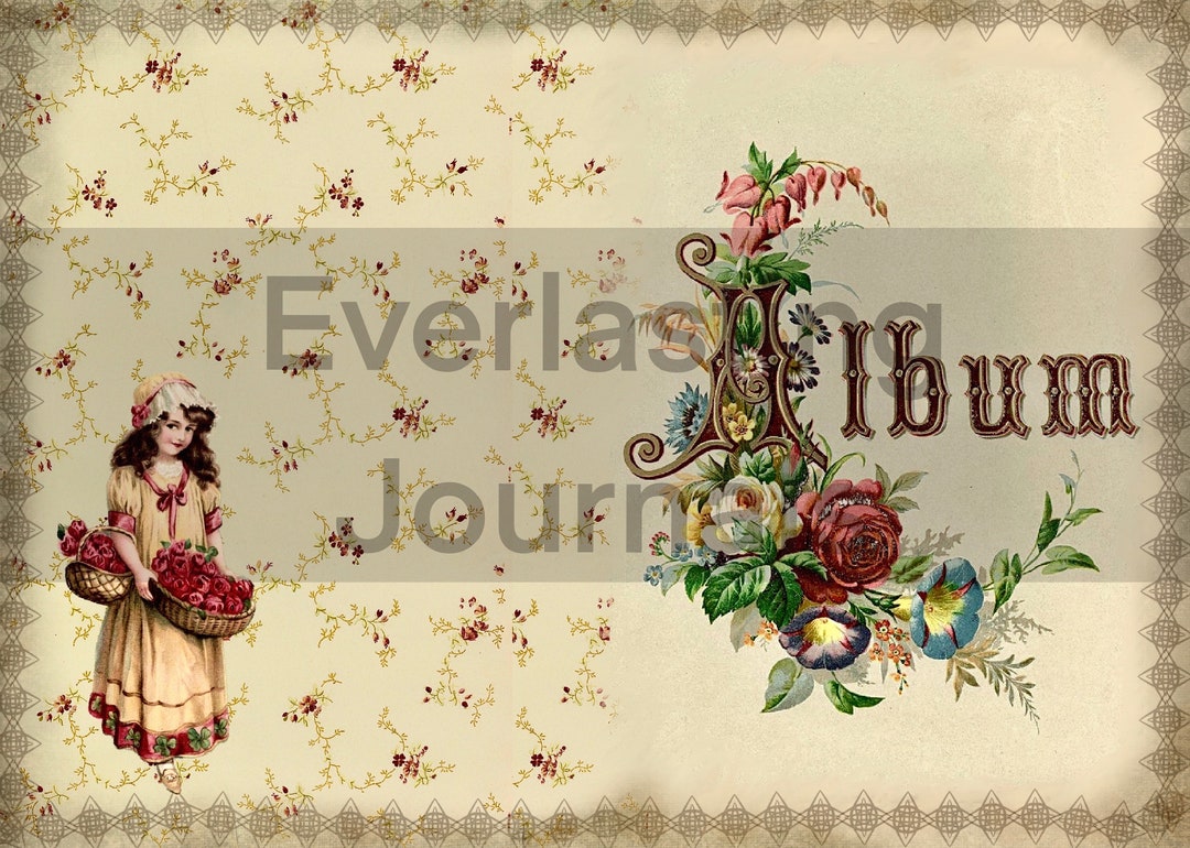 Set 21 - Vintage Paper Collection, Printables, Digitals, Junk Journal ...