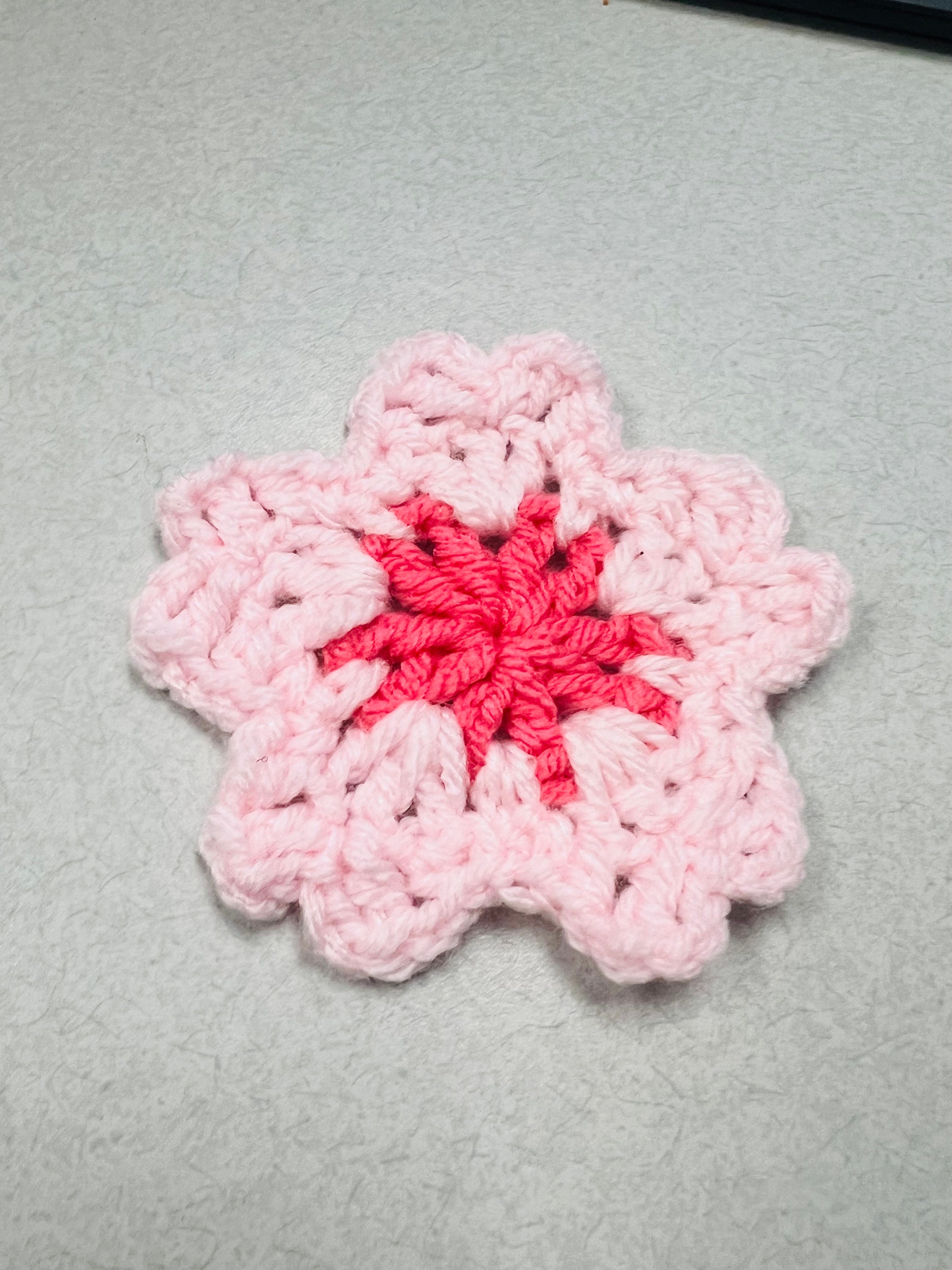 Cherry Blossom Coasters Crochet Coaster Home Decor Coaster - Etsy