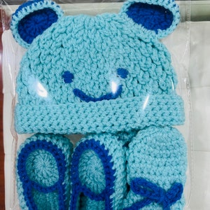 Baby Gift Set, New Baby Gift Set, Crochet Baby Gift, Unisex Baby ...