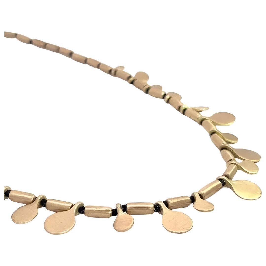Drop Charm Necklace by Juju Jewelry | Handmade Bronze Necklace | 3 Main ...
