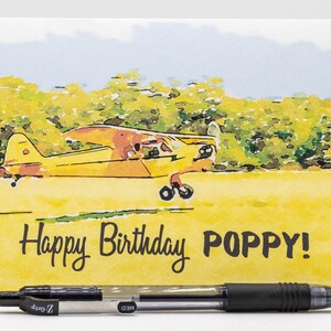 Printable Happy Birthday Poppy Card - Etsy
