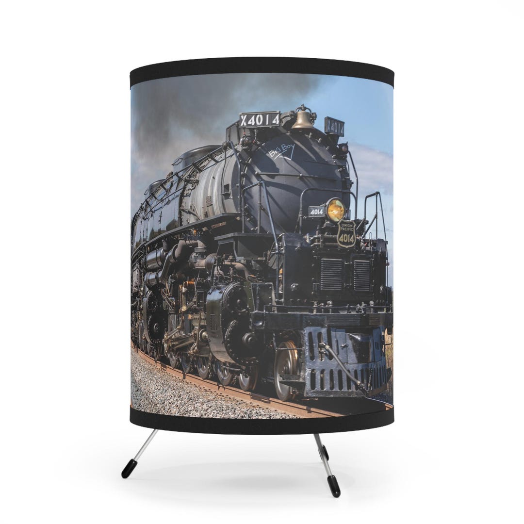 Big Boy X4014 Steam Locomotive Traintripod Lamp With High-res Printed ...