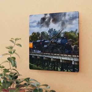 X4014 Big Boy Steam Locomotive Acrylic Wall Clock - Etsy