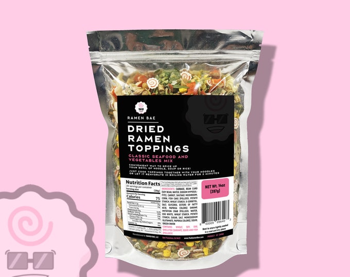 Dried Ramen Toppings Seafood and Vegetables Mix - Etsy