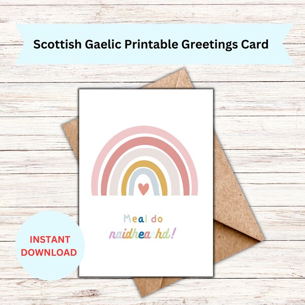 Gaelic Greeting - Etsy