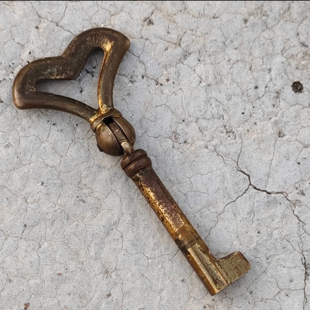 Old Brass Key Vintage Furniture Skeleton Key - Etsy