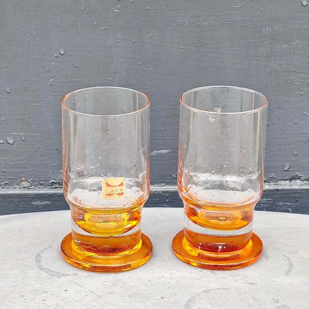 Daumen Wasser Gläser Amber Saft Gläser - Etsy.de