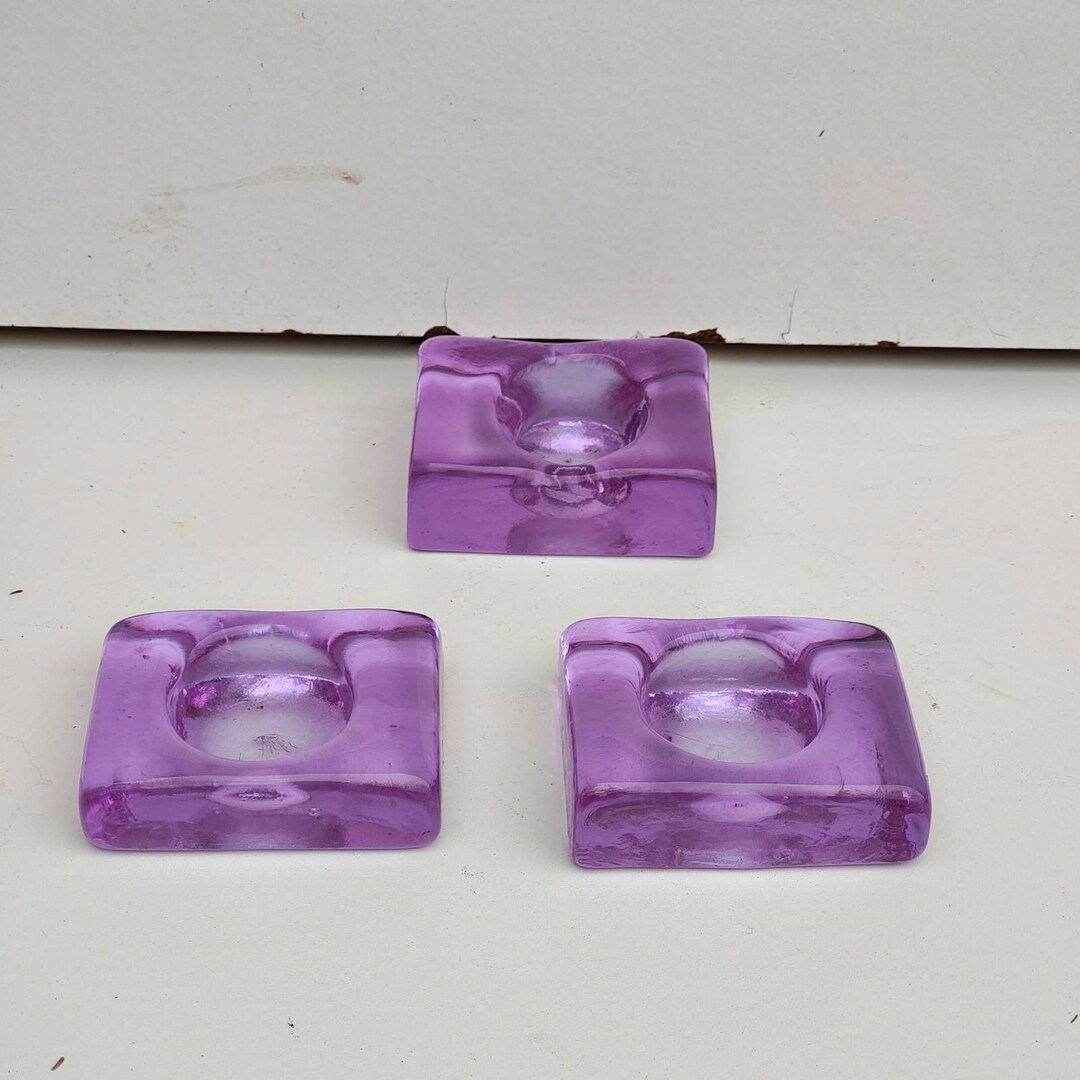 Ashtrays Alexandrite Glass Chameleon Crystal Candle Holders Neodymium ...