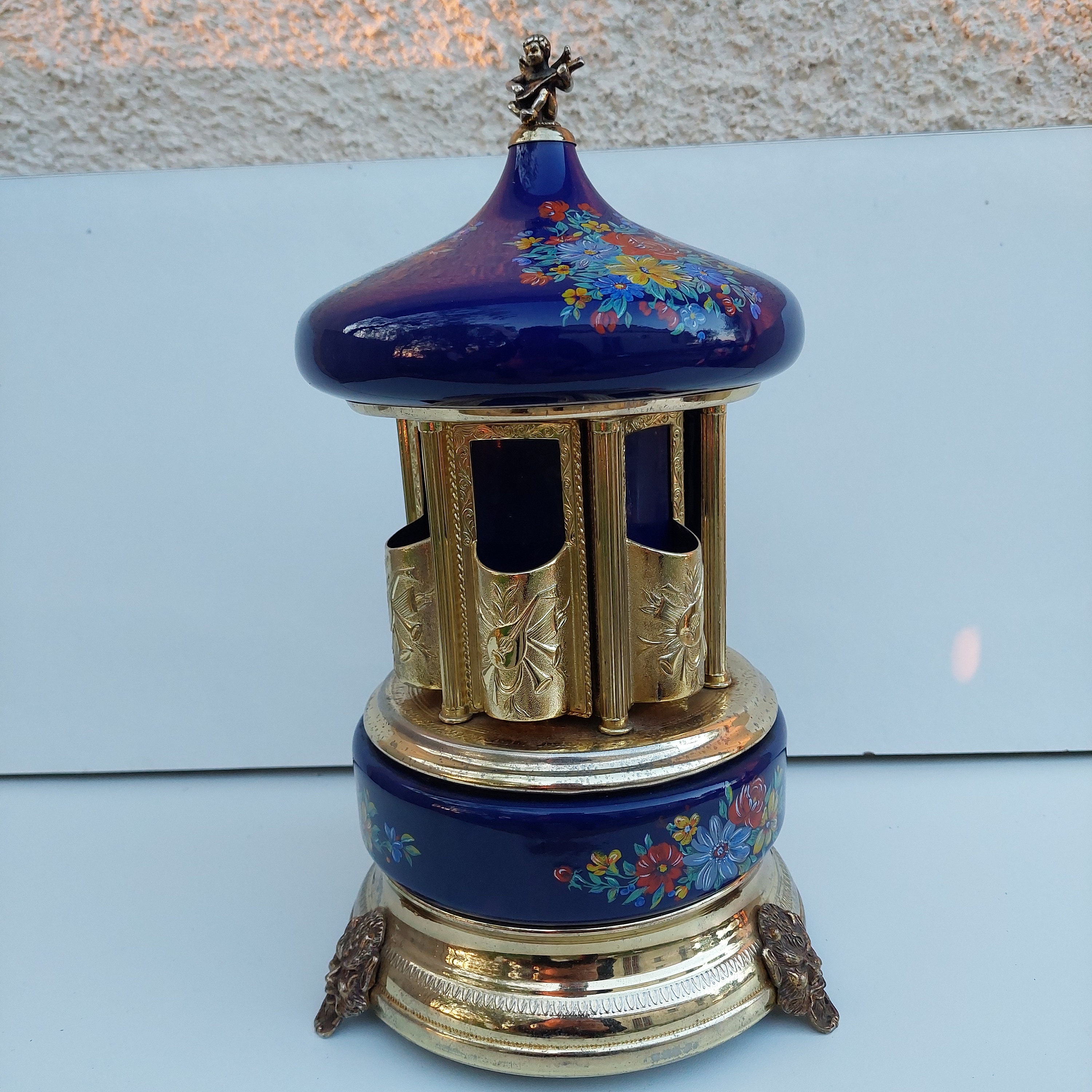 Vintage Reuge Cigarette Music Box, Lipstick Carousel - Etsy