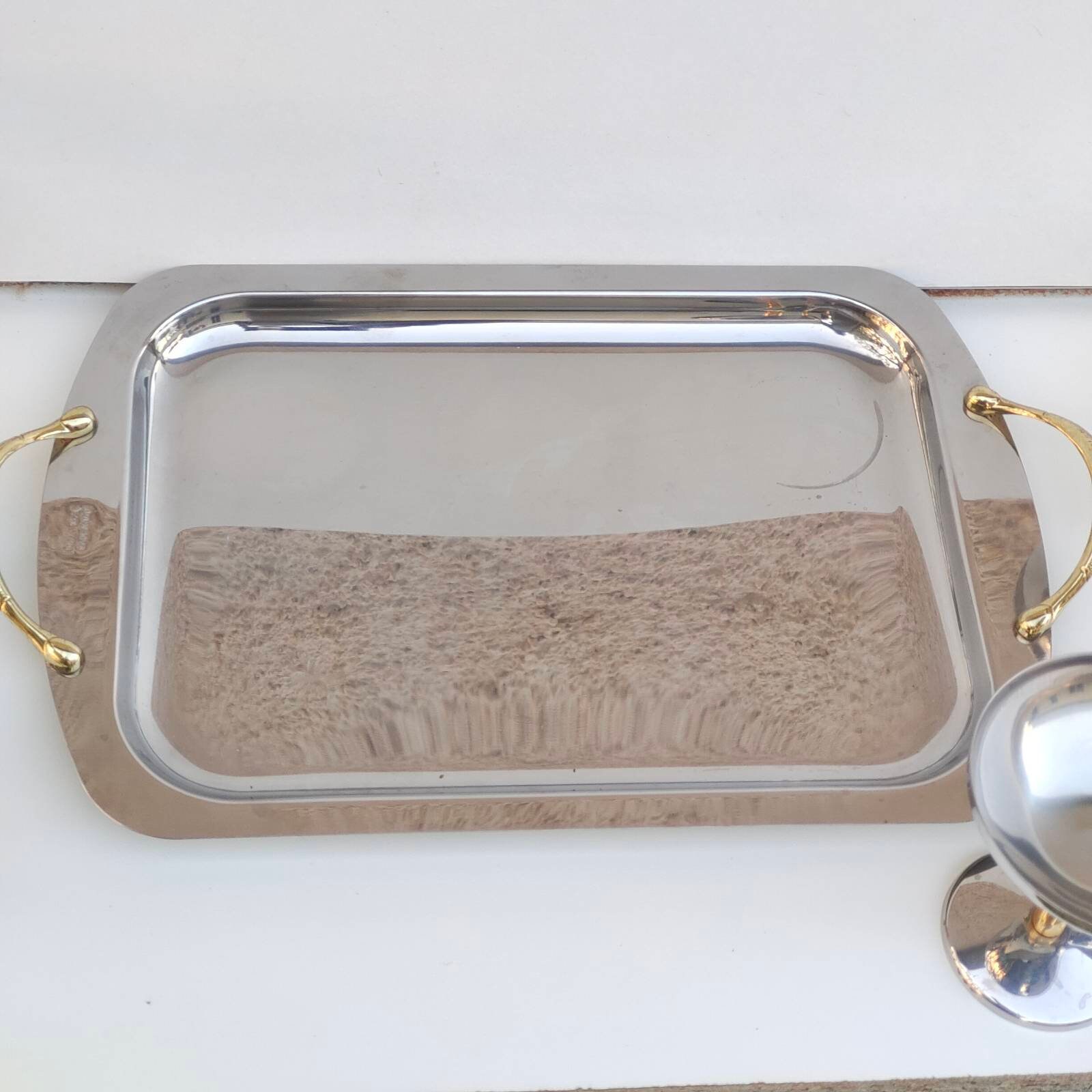 Cups Stainless Inox 18/10 Set of 6 Champagne Party or Ice Cream Metal ...