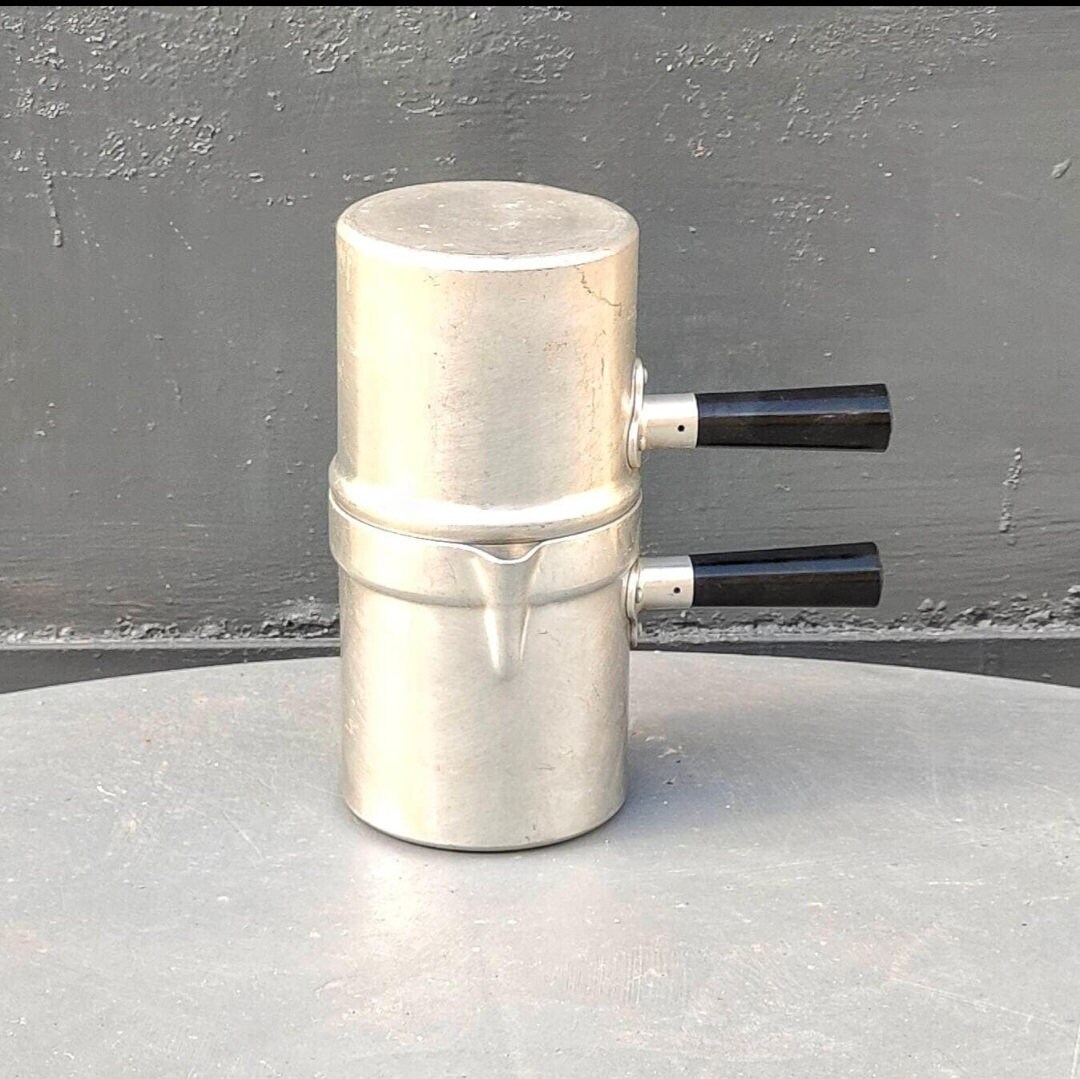 Neapolitan Aluminum Moka From the 70s for 4-6 Cup Espresso Coffee ...