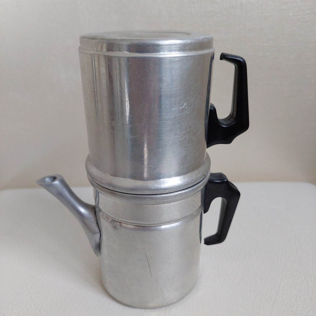 Neapolitan Aluminum Moka From the 1950s for 4-6 Cup Espresso Coffee - Etsy