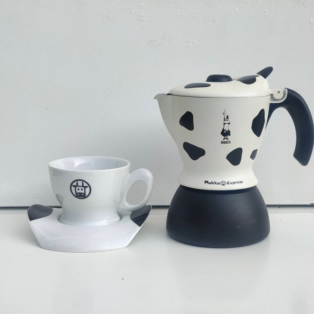 Cappuccino Maker With Cup and Saucer Bialetti Mukka Expresso Vintage ...