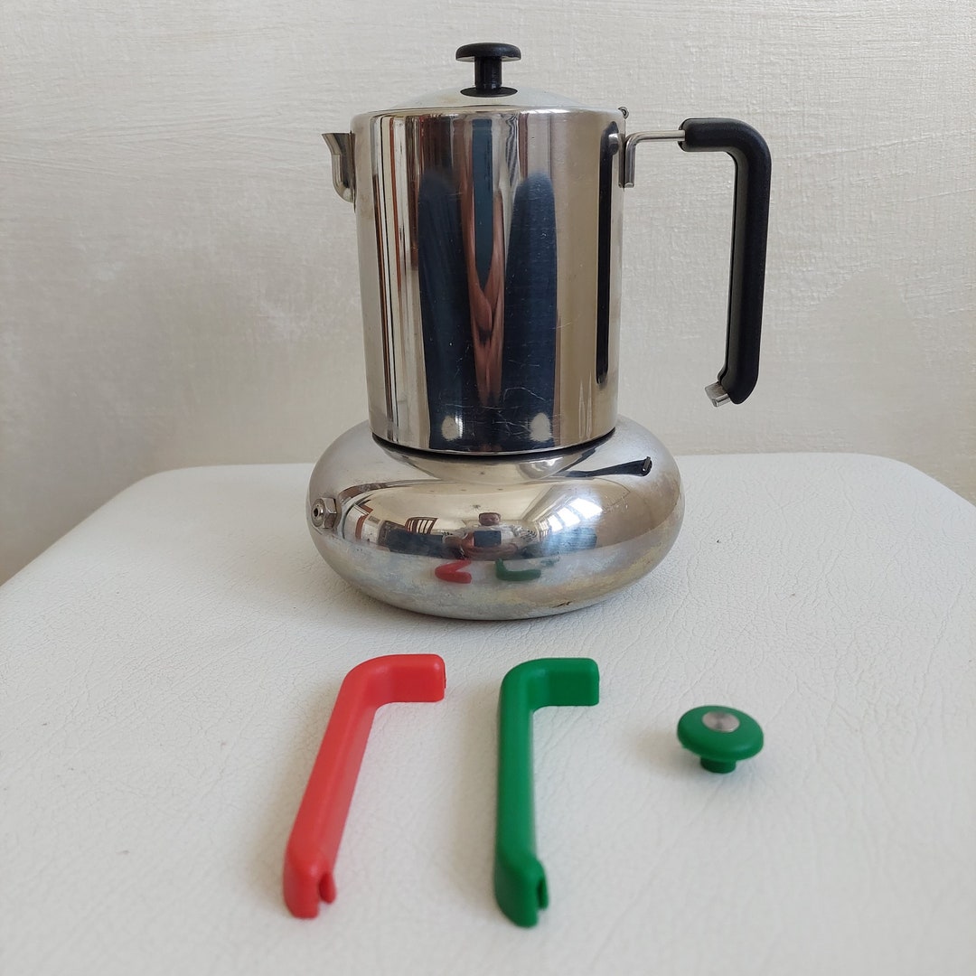 Vintage Lavazza Principessa Steel Coffee Maker for 4-6 Cups Italian ...