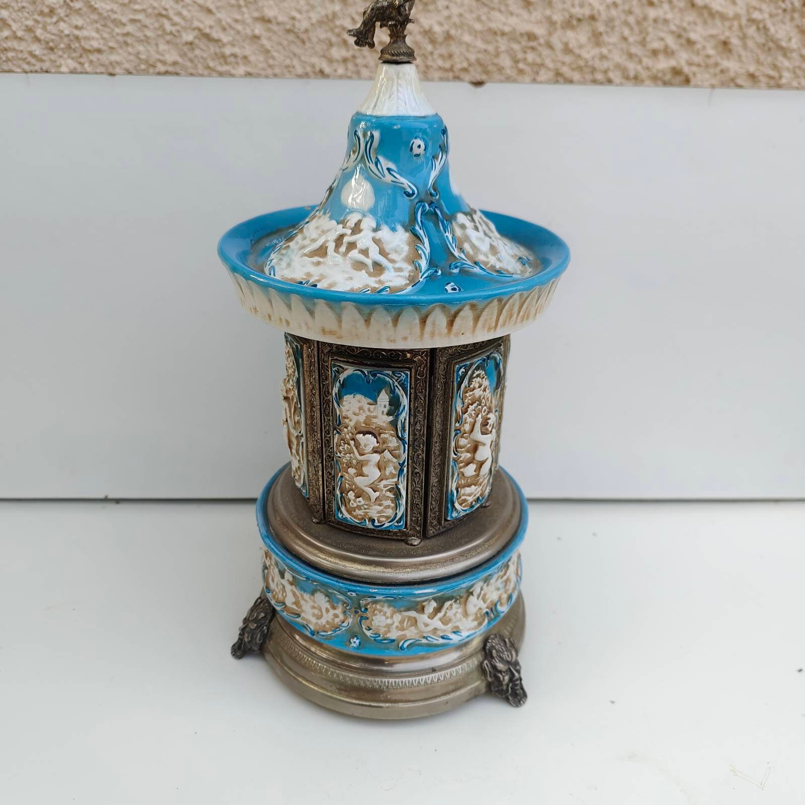 Vintage Reuge Cigarette Music Box, Lipstick Carousel NOT WORKING - Etsy