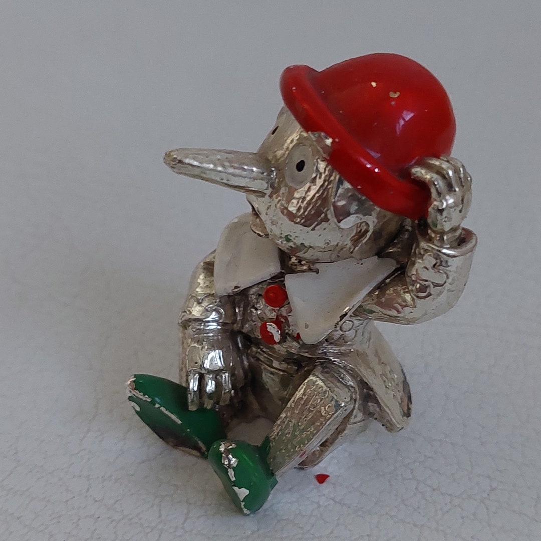 Miniature Pinocchio Made of Hard Plastic resin, Hand Painted. Figurine ...