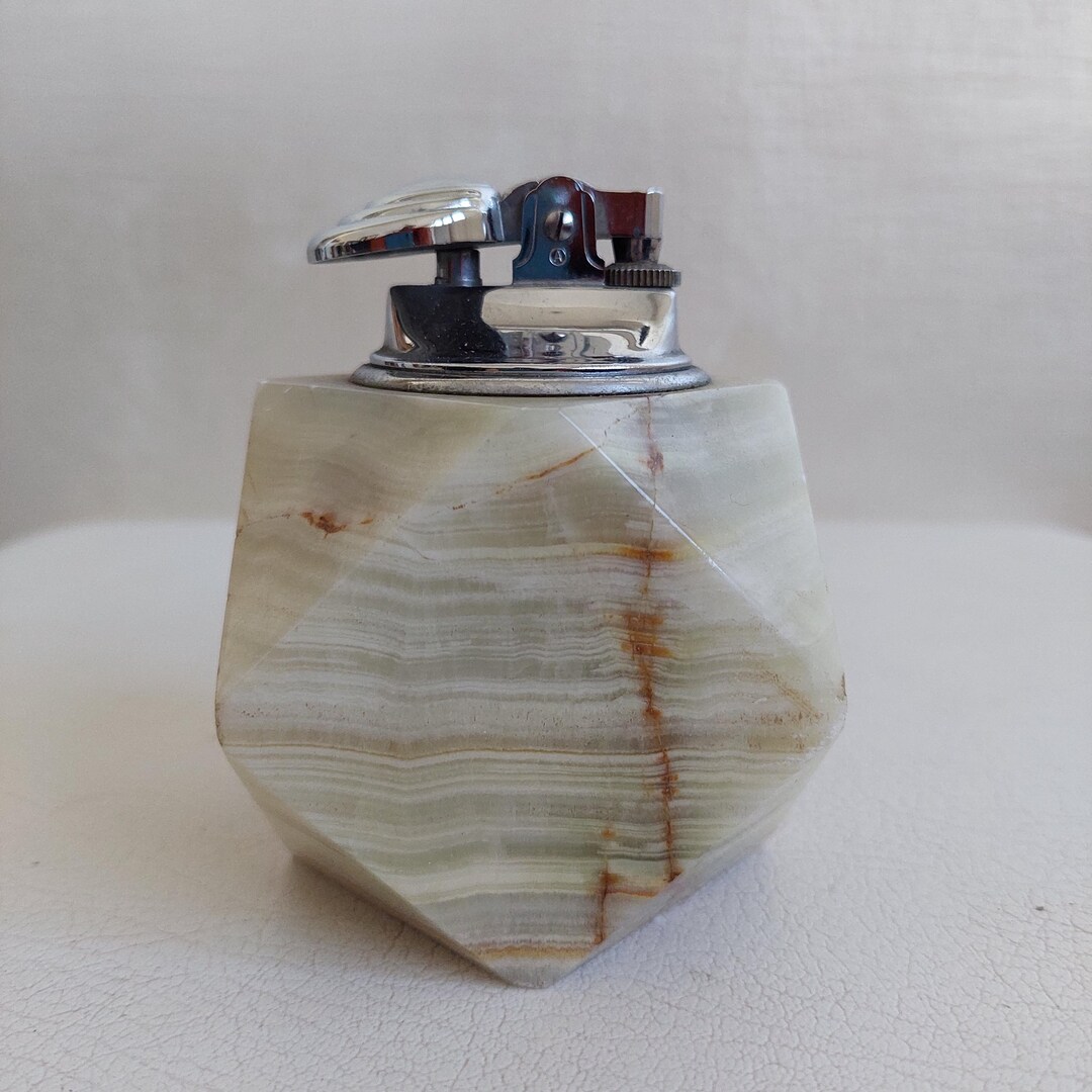Multifaceted Onyx Table Lighter - Etsy