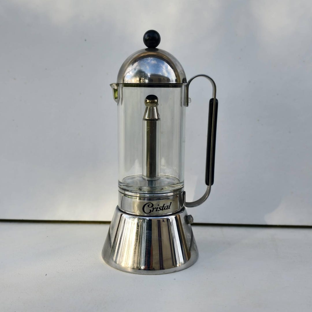 Cafetière vintage GAT en Cristal Moka - Acier inoxydable et verre ...