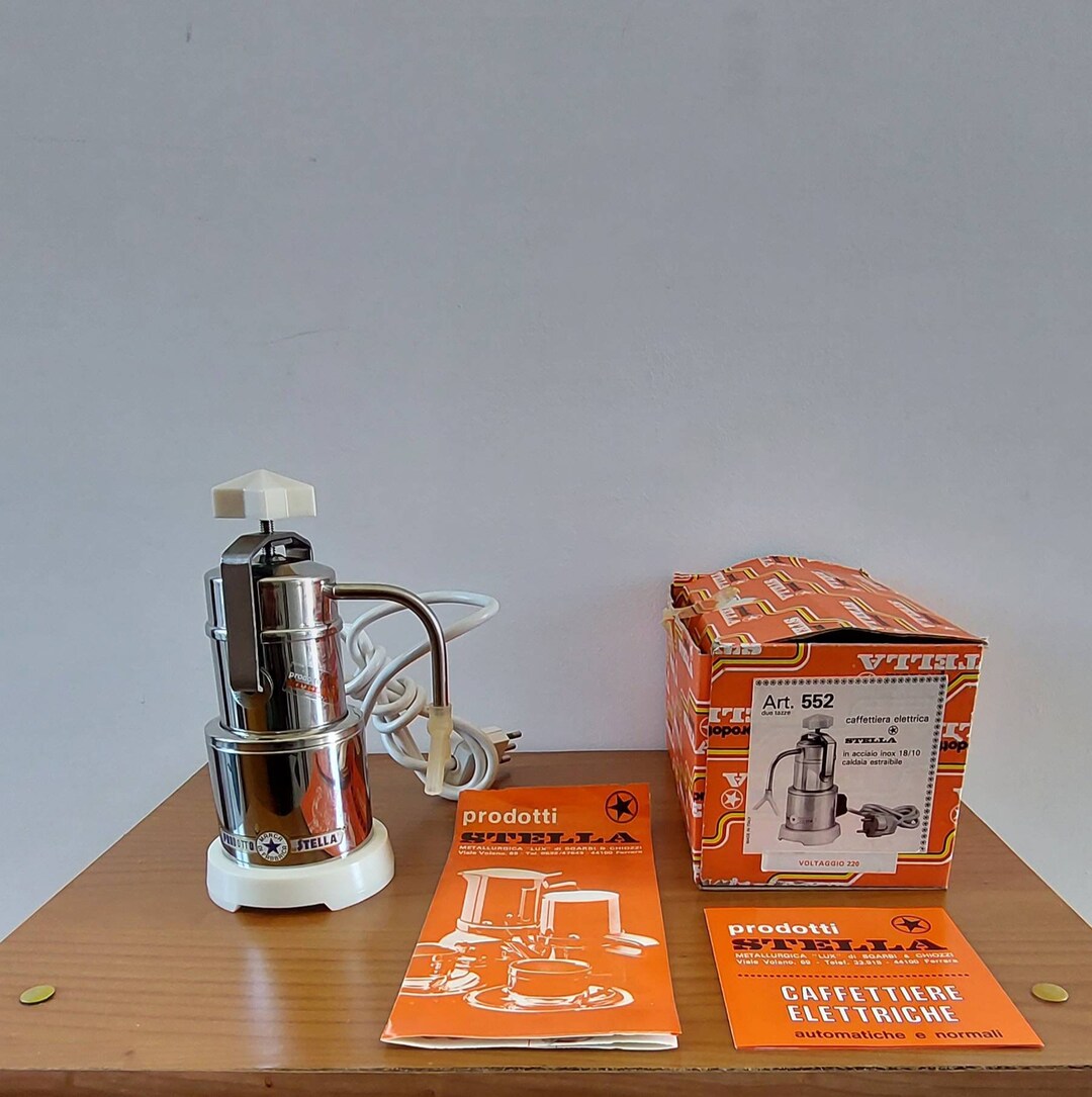 Coffee Maker Stella Electric Moka Pot for 2 Cups - Etsy
