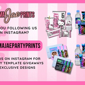 Editable Doll Birthday 8x10 Table Sign Bundle, Doll Printable Download ...