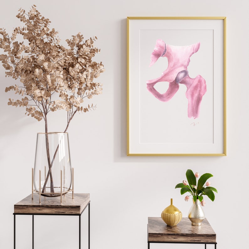 Watercolour Hip/ Watercolour Anatomy - Digital Art Download - Etsy