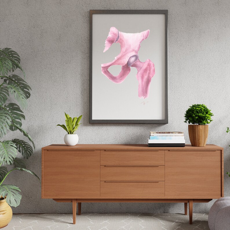 Watercolour Hip/ Watercolour Anatomy - Digital Art Download - Etsy