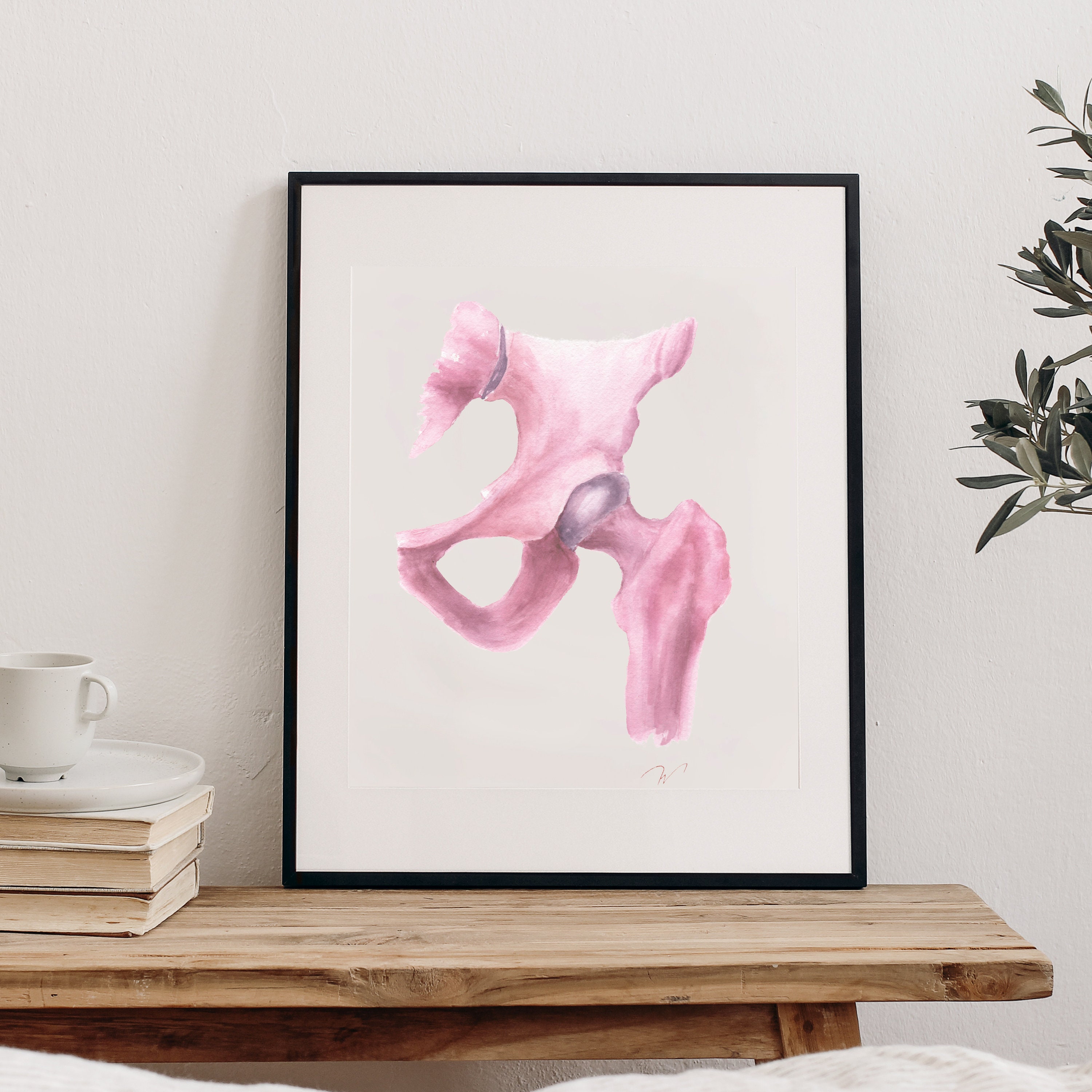 Watercolour Hip/ Watercolour Anatomy - Digital Art Download - Etsy
