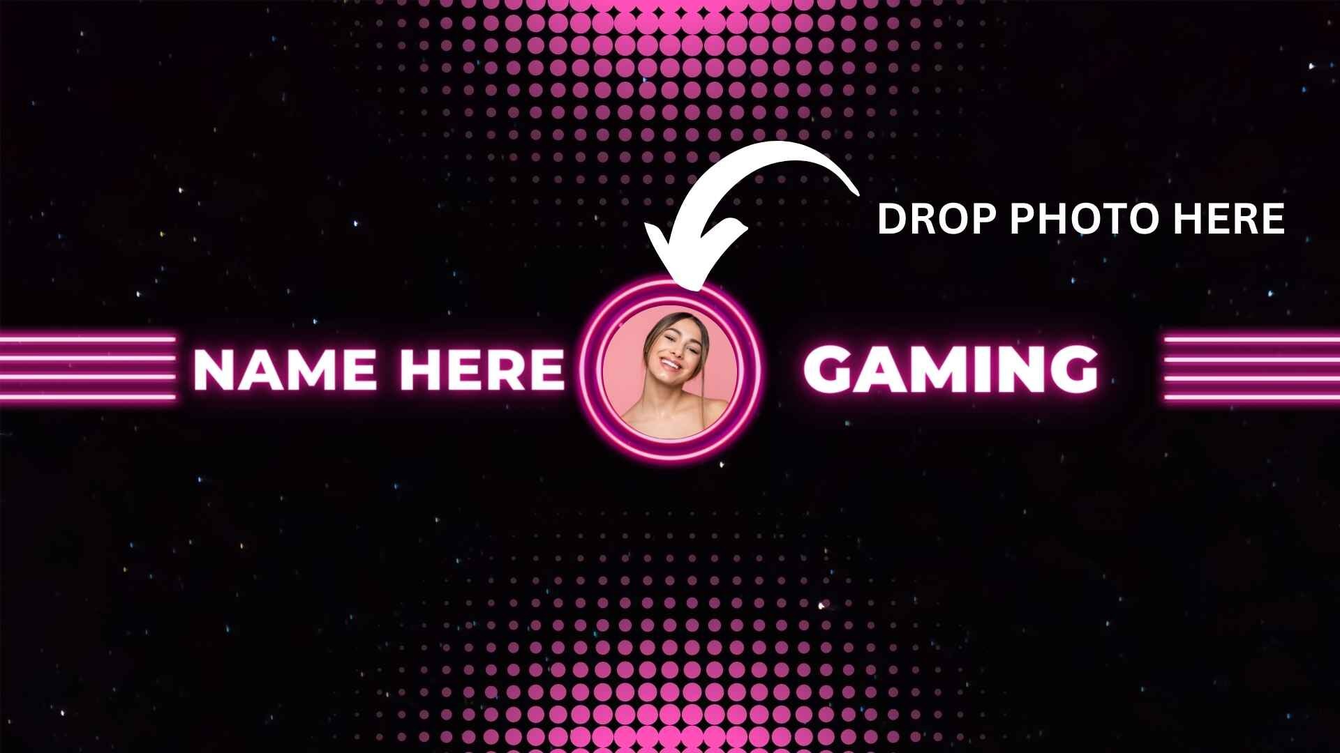 20 Fully Editable Stunning Neon-style Gaming Youtube Banners - Etsy