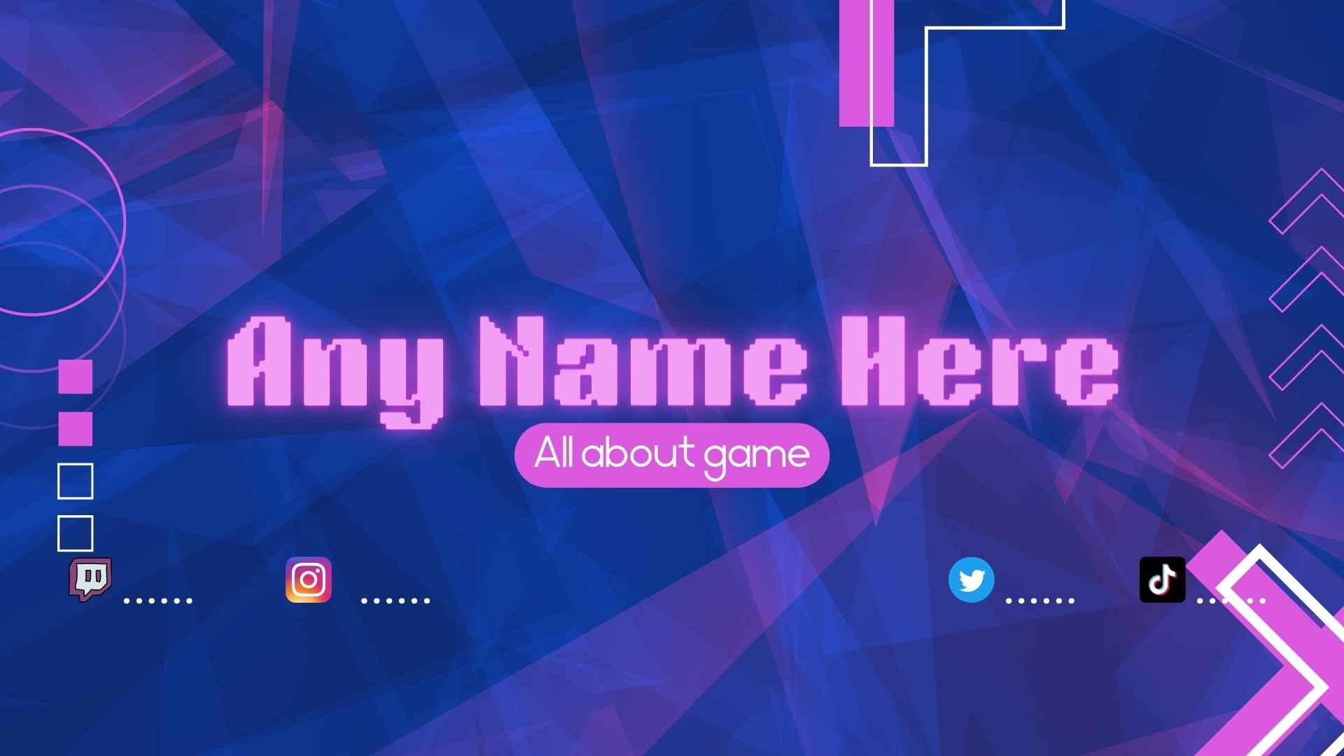 20 Fully Editable Stunning Neon-style Gaming Youtube Banners - Etsy