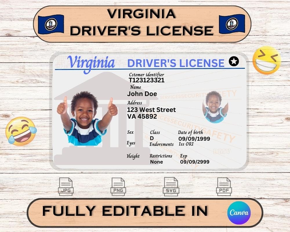 Virginia Blank Id